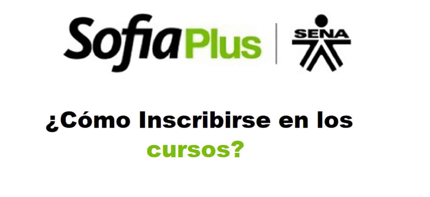 Sofia Plus, Plataforma del SENA, Inscribirse a Cursos