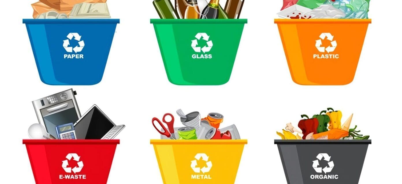 Colores del reciclaje: significado de cada color y ejemplos